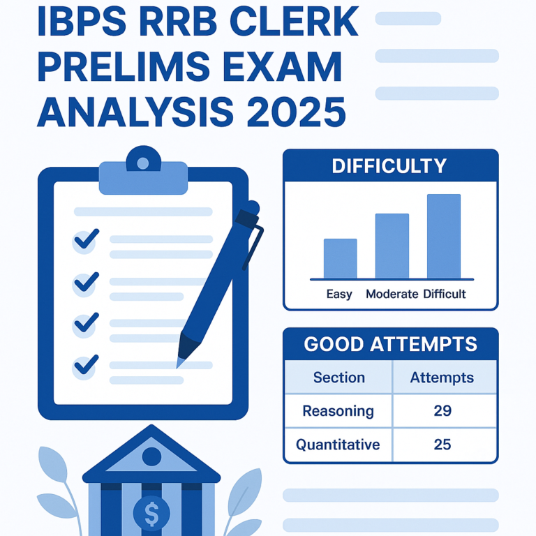 IBPS RRB Clerk Prelims Exam Analysis 2025: Powerful Difficulty Review, Good Attempts & Winning ...